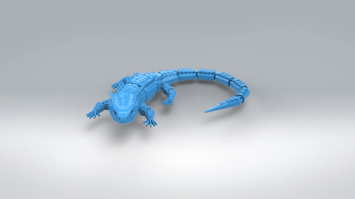 3D Printed Parametric Lizard Dragon - Etsy