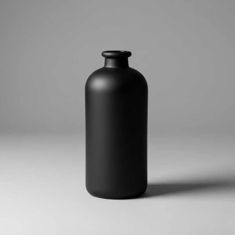 Matte Black Vase - Etsy