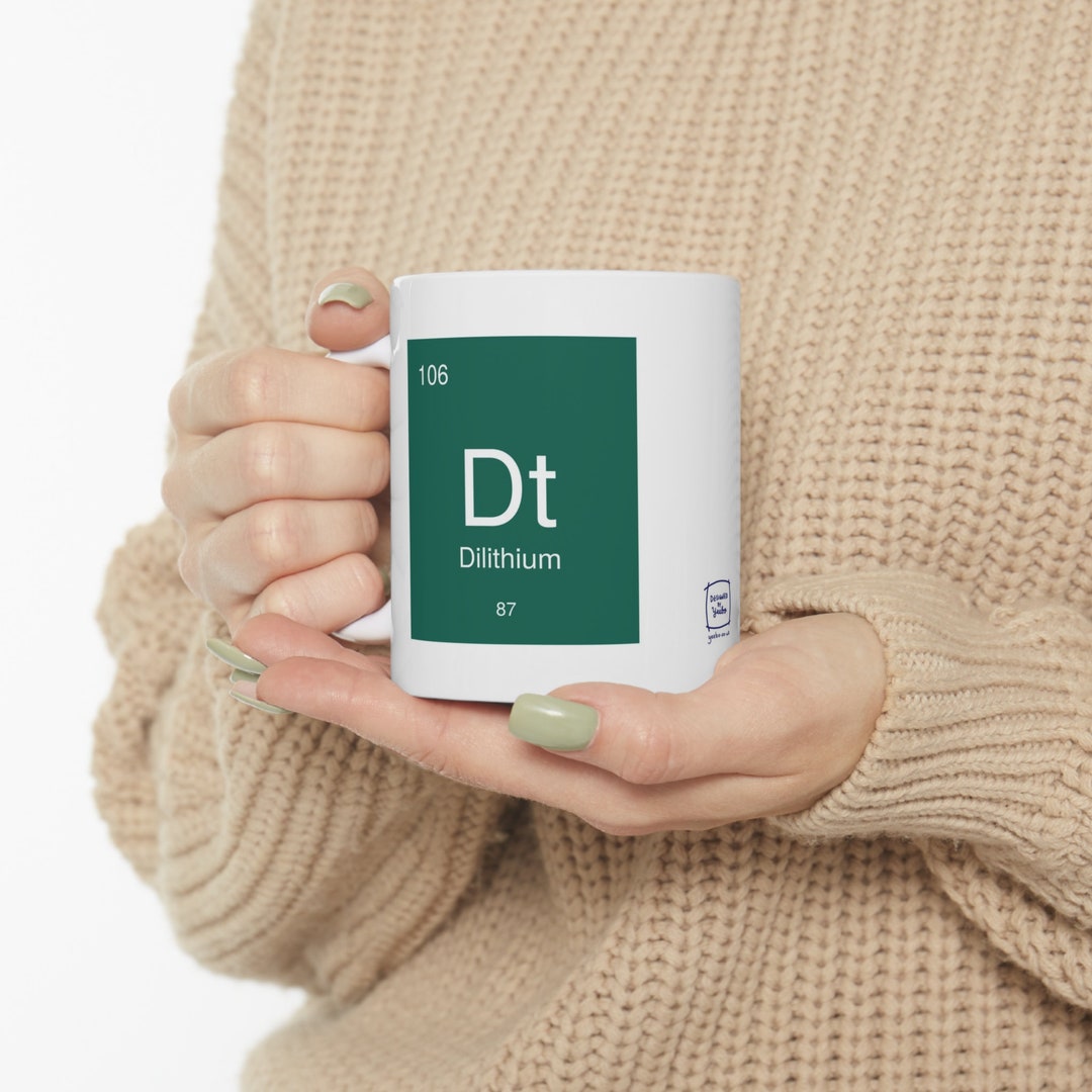 Dilithium Fictional Periodic Table Elements Mug for Tea or Coffee ...