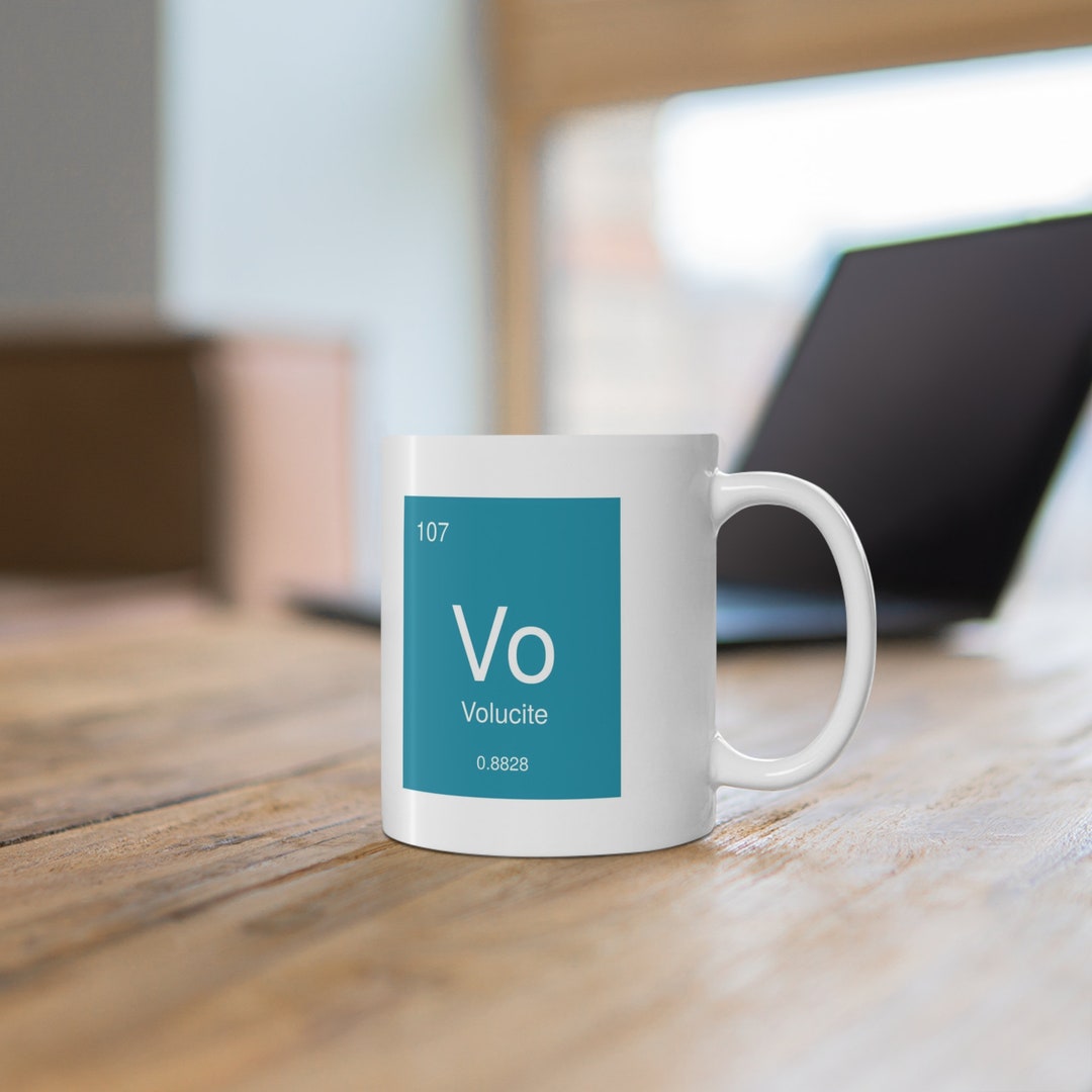 Volucite Fictional Periodic Table Elements Mug for Tea or Coffee ...