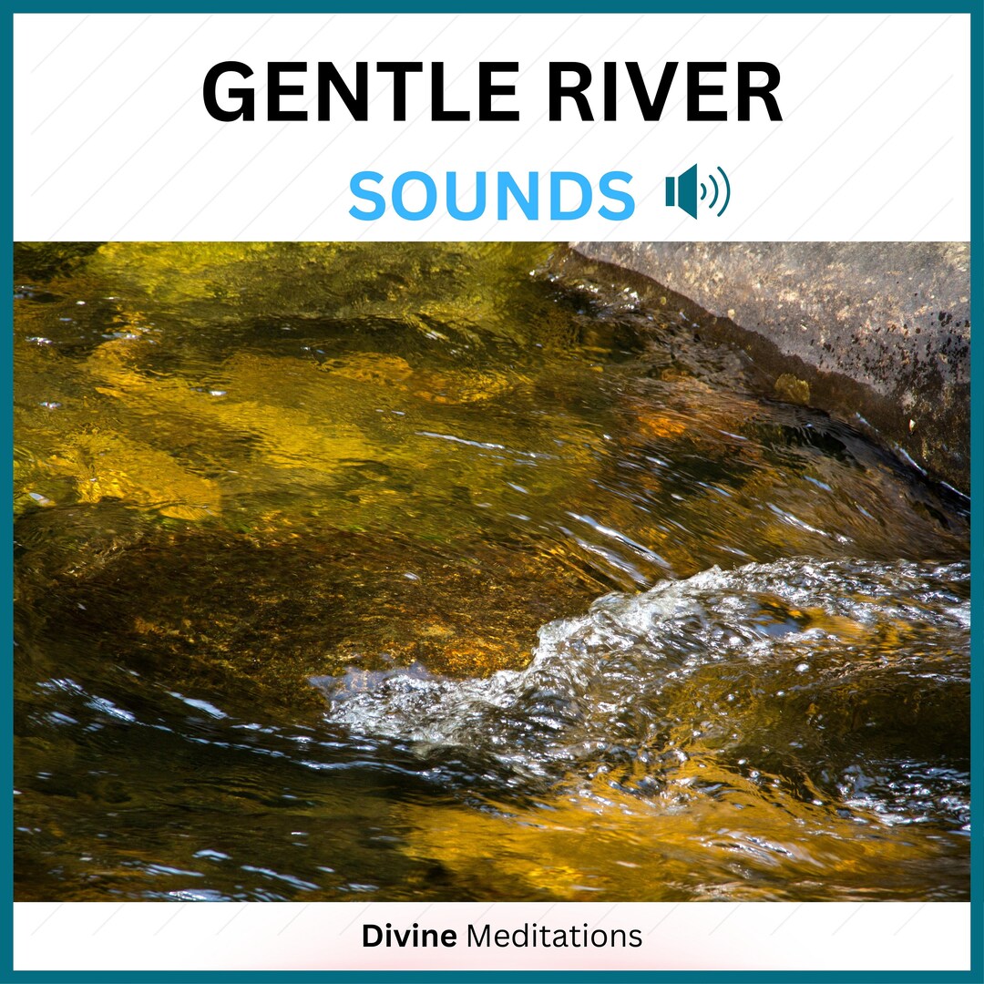 Calming Gentle River Nature Sounds Relaxing Audio Therapy, Stress ...