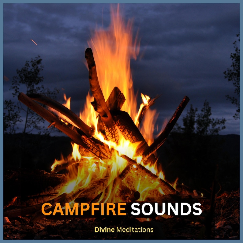 Soothing Camp Fire Nature Sounds for Relaxation, Sleep and Calmness - Mindfulness Audio - Etsy