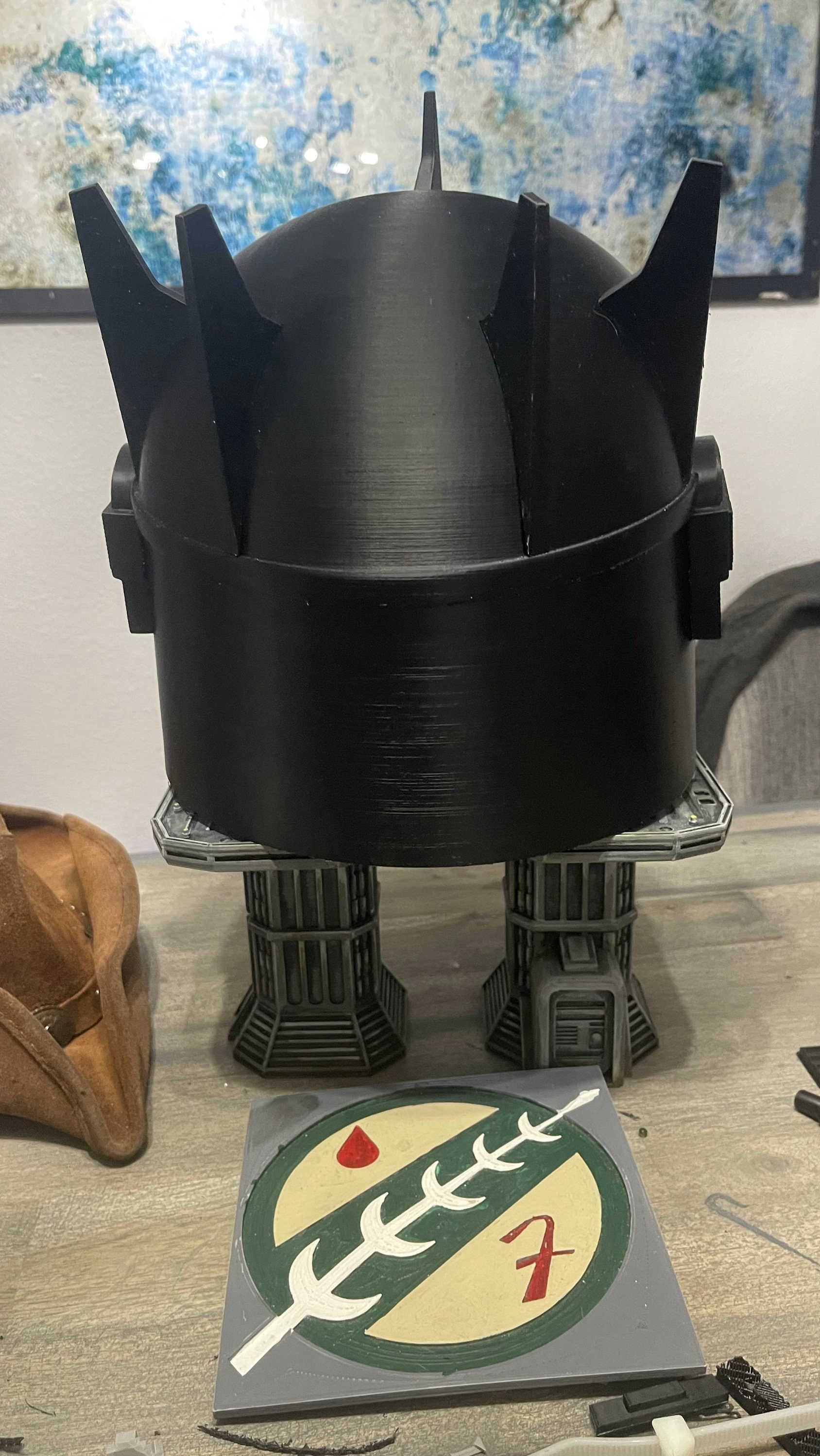 ABS Moff Gideon Mandalorian Helmet - 100% Recycled ABS Mandalorian Moff ...