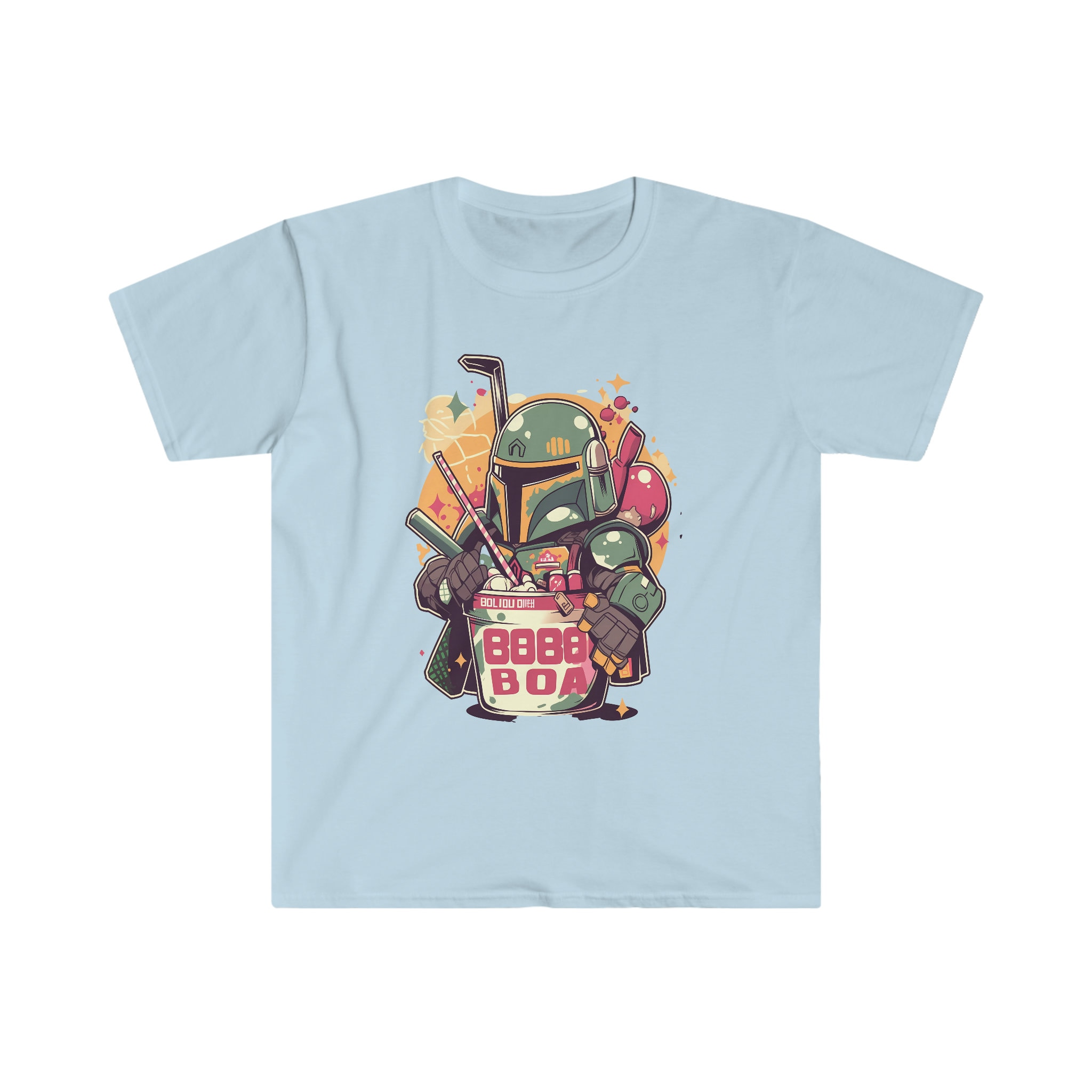 Boba Fett Boba Tea Shirt for Dad, Star Wars Graphic, Funny Star Wars ...
