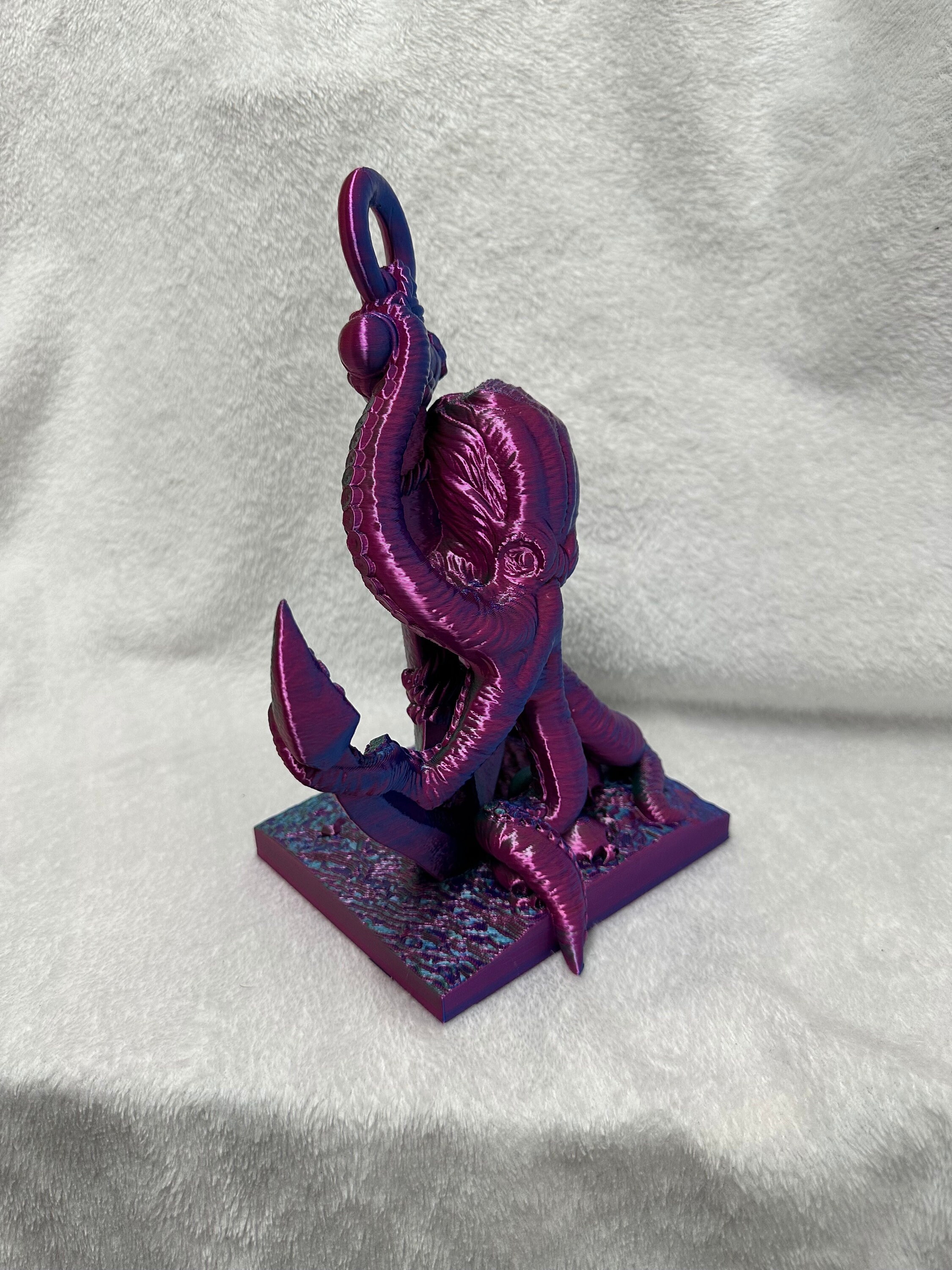 Octopus and Anchor Decor 3D Printed PLA Sculpture for House - Etsy