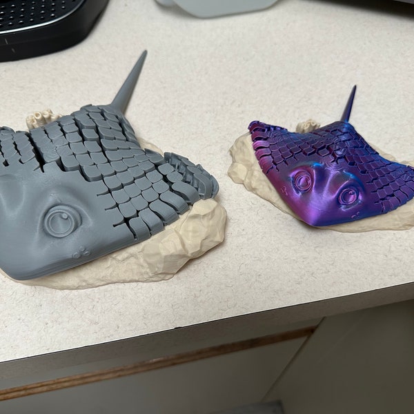3d Printed Manta Ray - Etsy