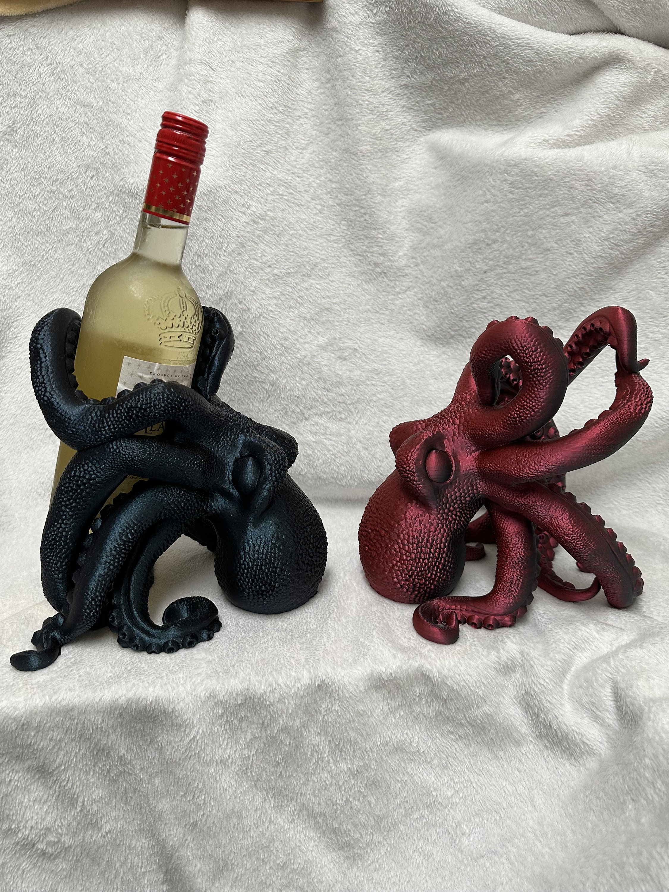 3D Printed Octopus Wine Holder Display 750ml Bottles - Etsy