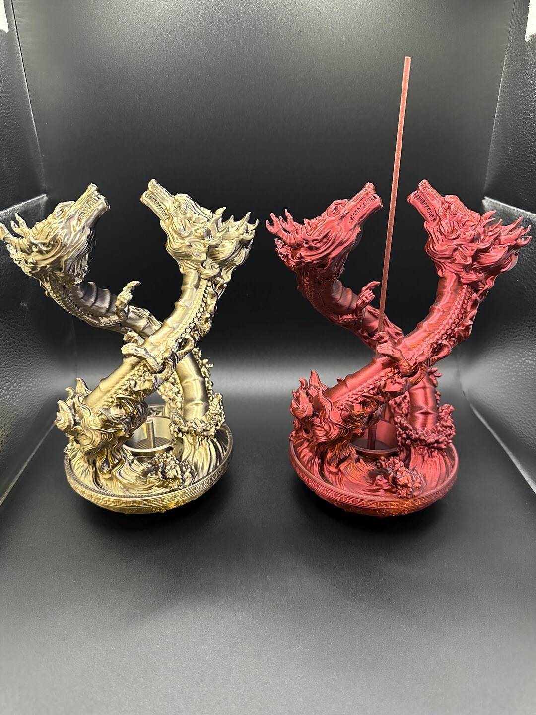 Dual Dragon Incense Burner - Etsy