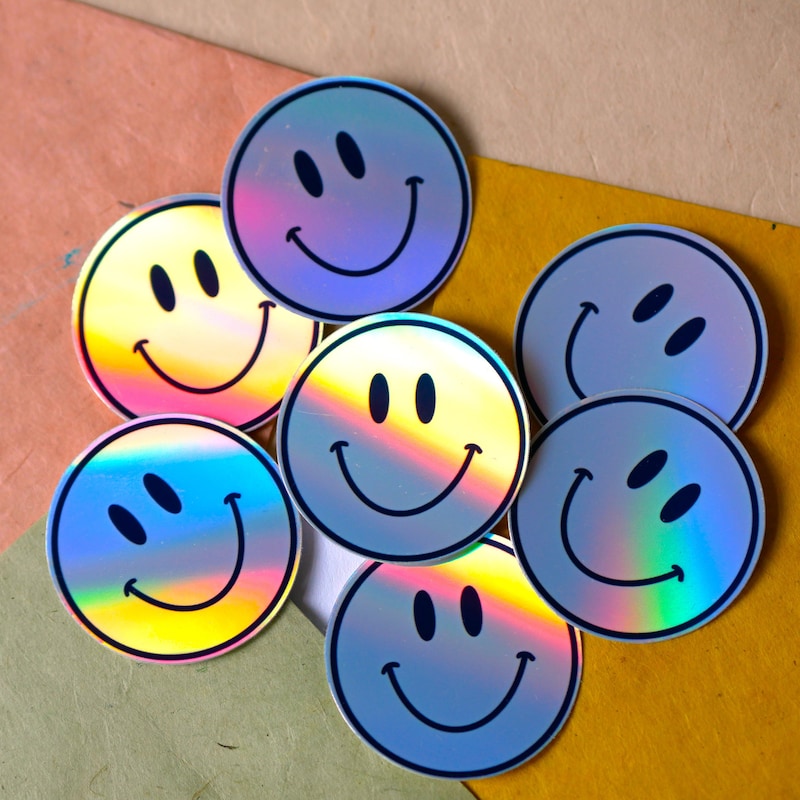 Smiley aufkleber - Etsy.de