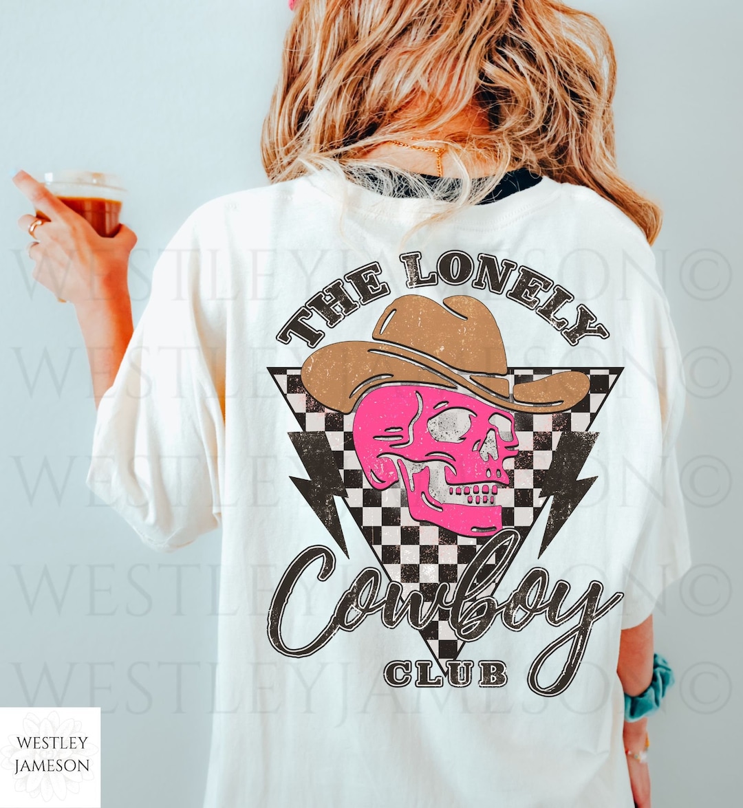 Retro Cowboy Tshirt, Vintage Inspired Shirt, Cowboy Club, Western Tee ...