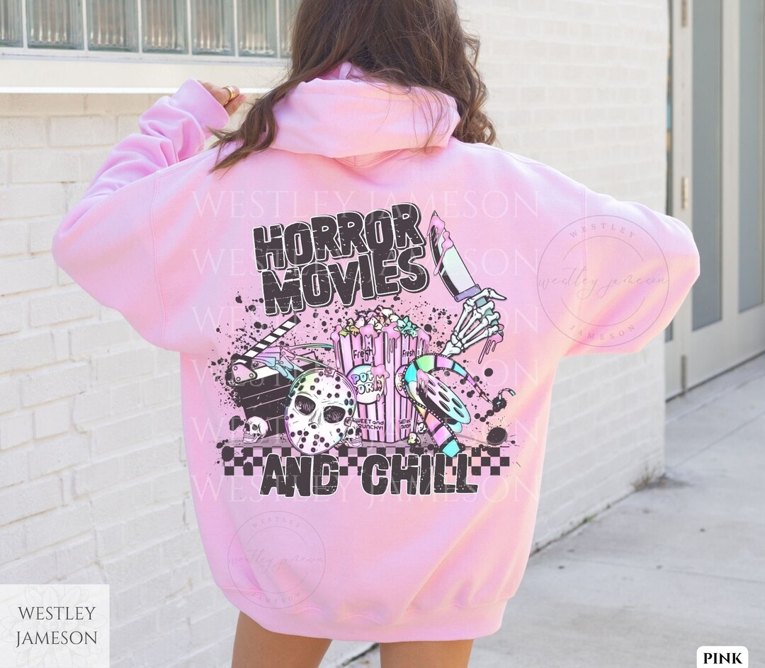 90s Horror Movies Hoodie, Retro Horror Night, Horror Hoodie, Spooky ...