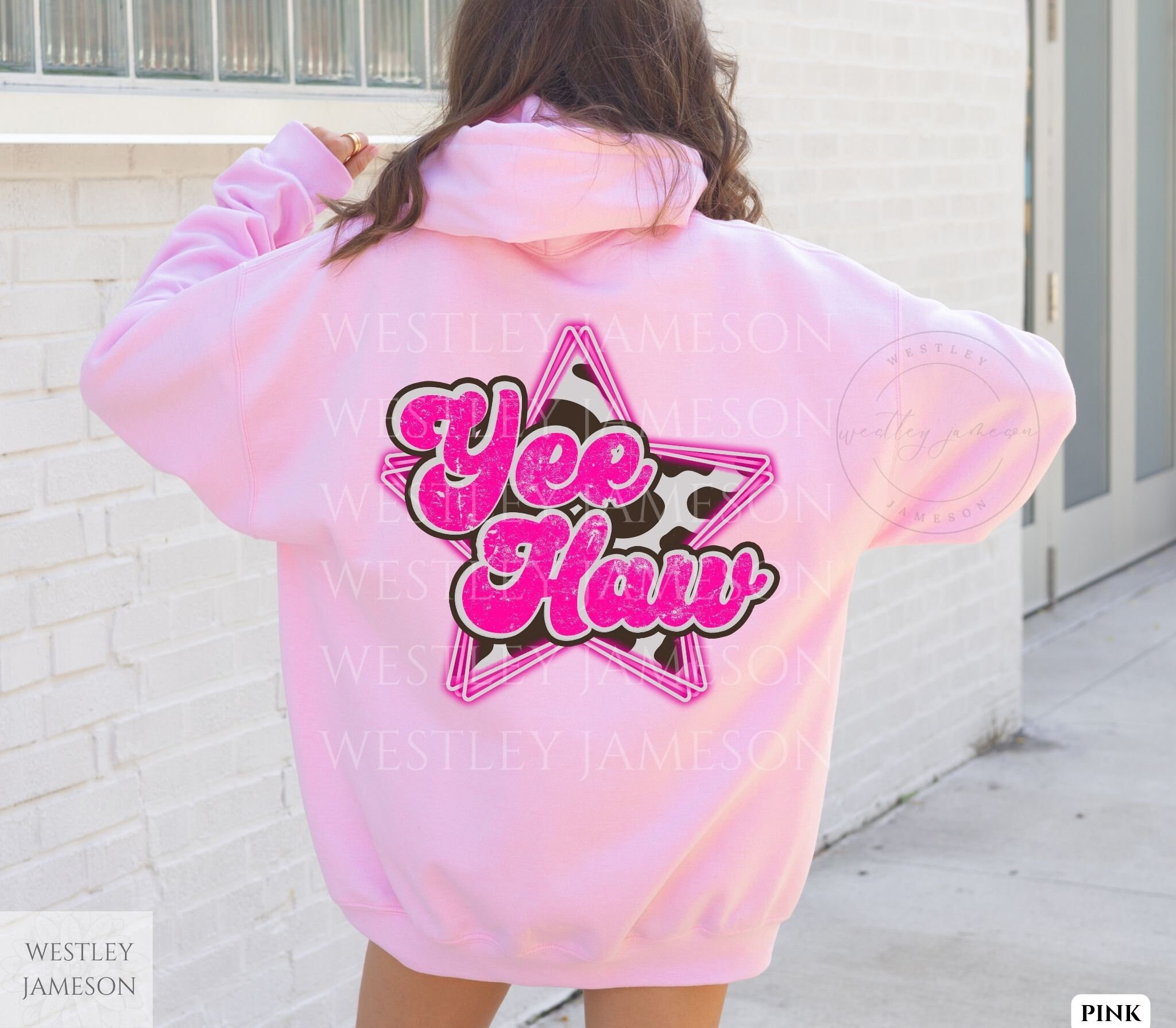 Neon Cowgirl Hoodie, Yeehaw, Western Sweatshirt, Retro Country Hoodie ...