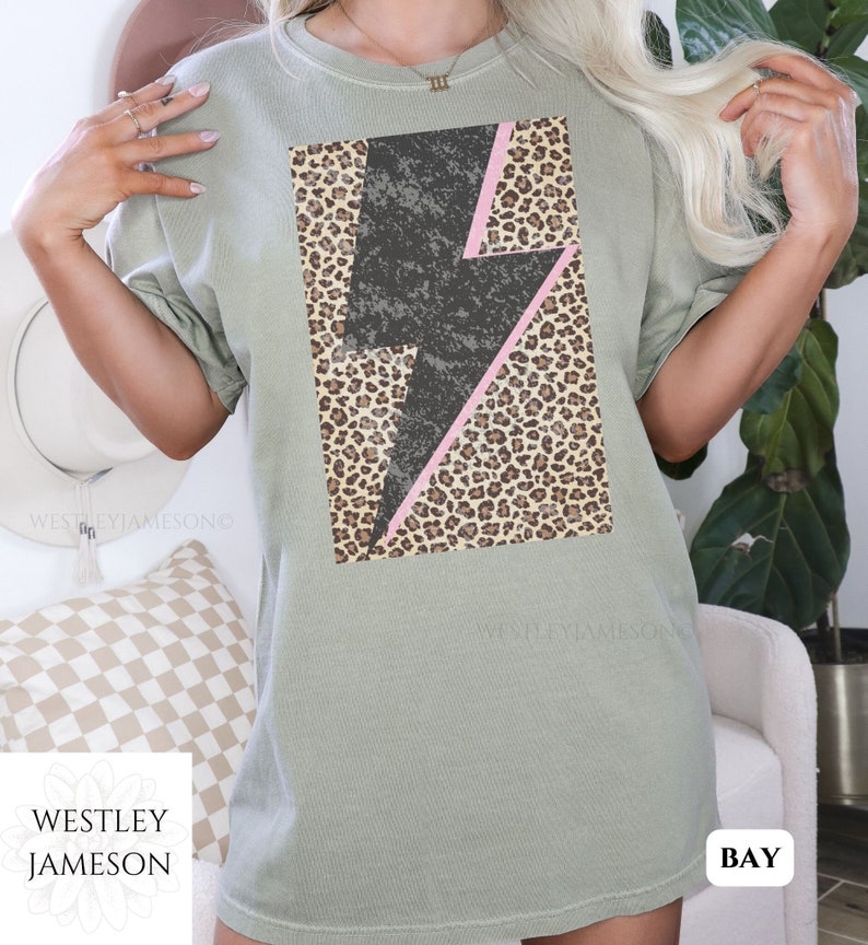 Vintage Distressed Retro Lightning Bolt Shirt, Lightning Bolt Shirt ...