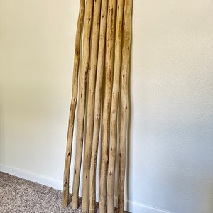 4ft Wood Pole ONE PIECE Macrame Pole Driftwood Wood Dowel Wood Stick ...
