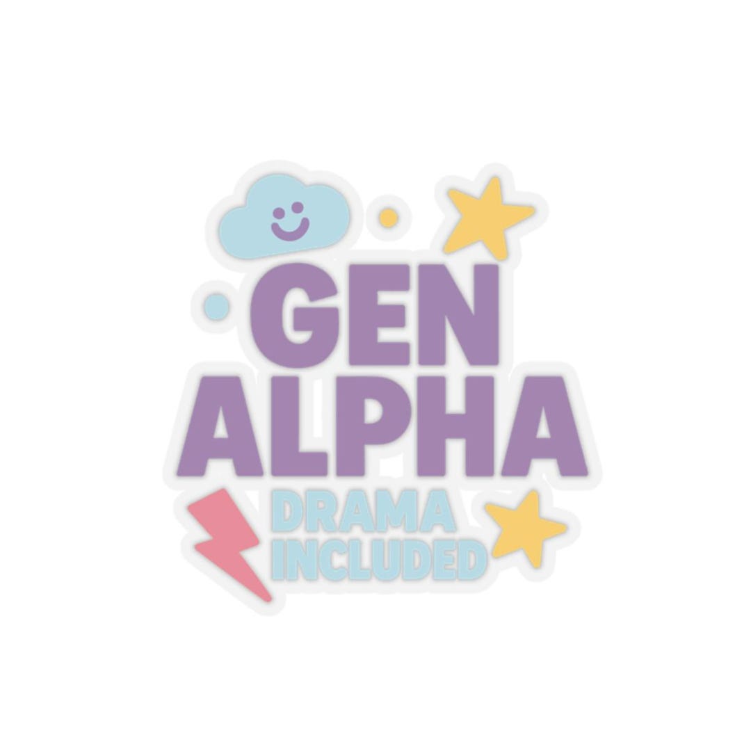 Gen Alpha Drama Included Sticker | Kiss-cut Vinyl Laptop Decal - Etsy