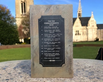 The Ten Commandments Sign, Kids Room Wall Decor, Commandments for Kids ...