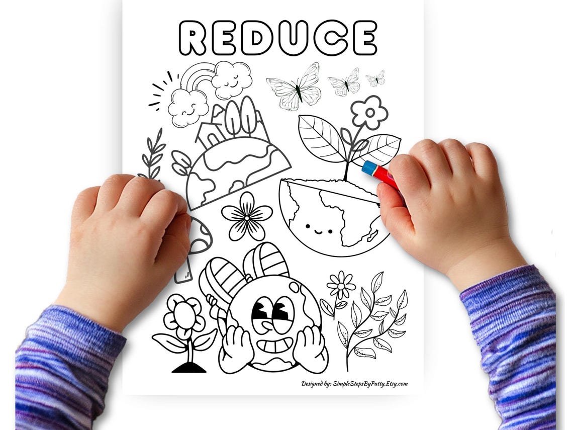 Earth Day PDF Printable Activities and Coloring Pages Bundle | Earth ...