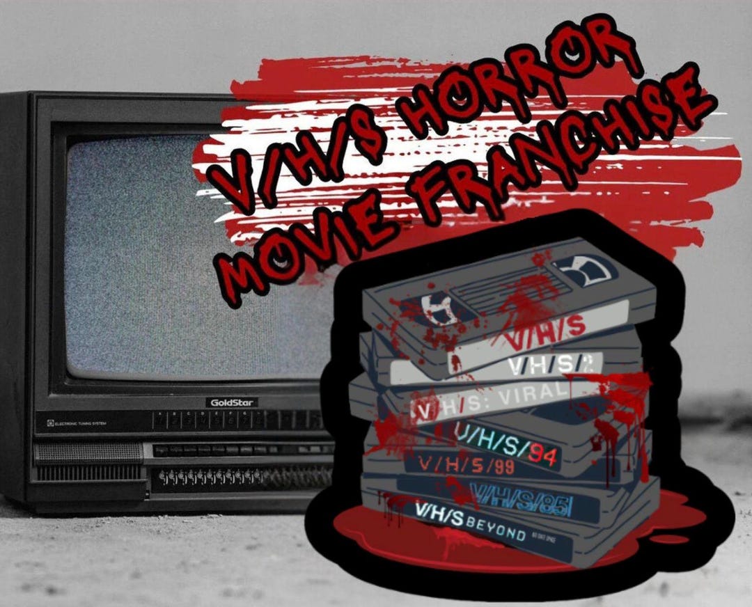 V/H/S Horror Movie Franchise STICKER 2pk- Scary Movie Fan- SPOOKY ...