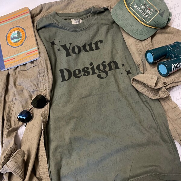 Hunter Green Mockup - Etsy