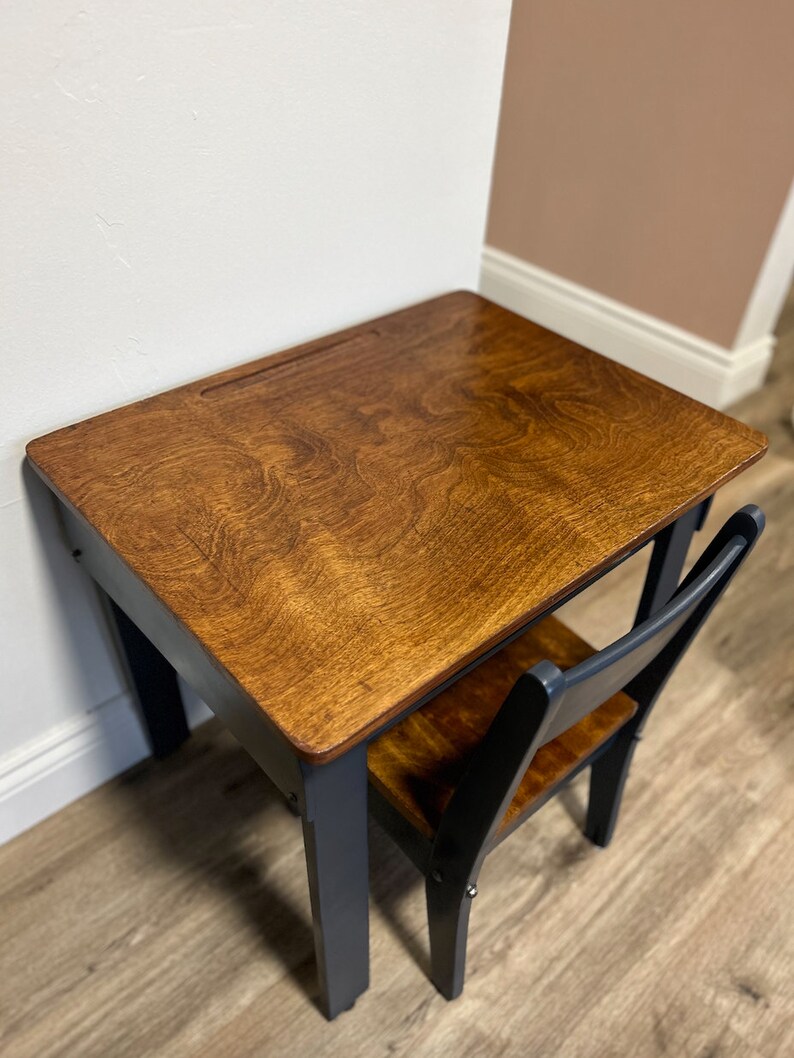 Antique Children's Desk | Kids Desk | Old Children's Desk | School Desk ...