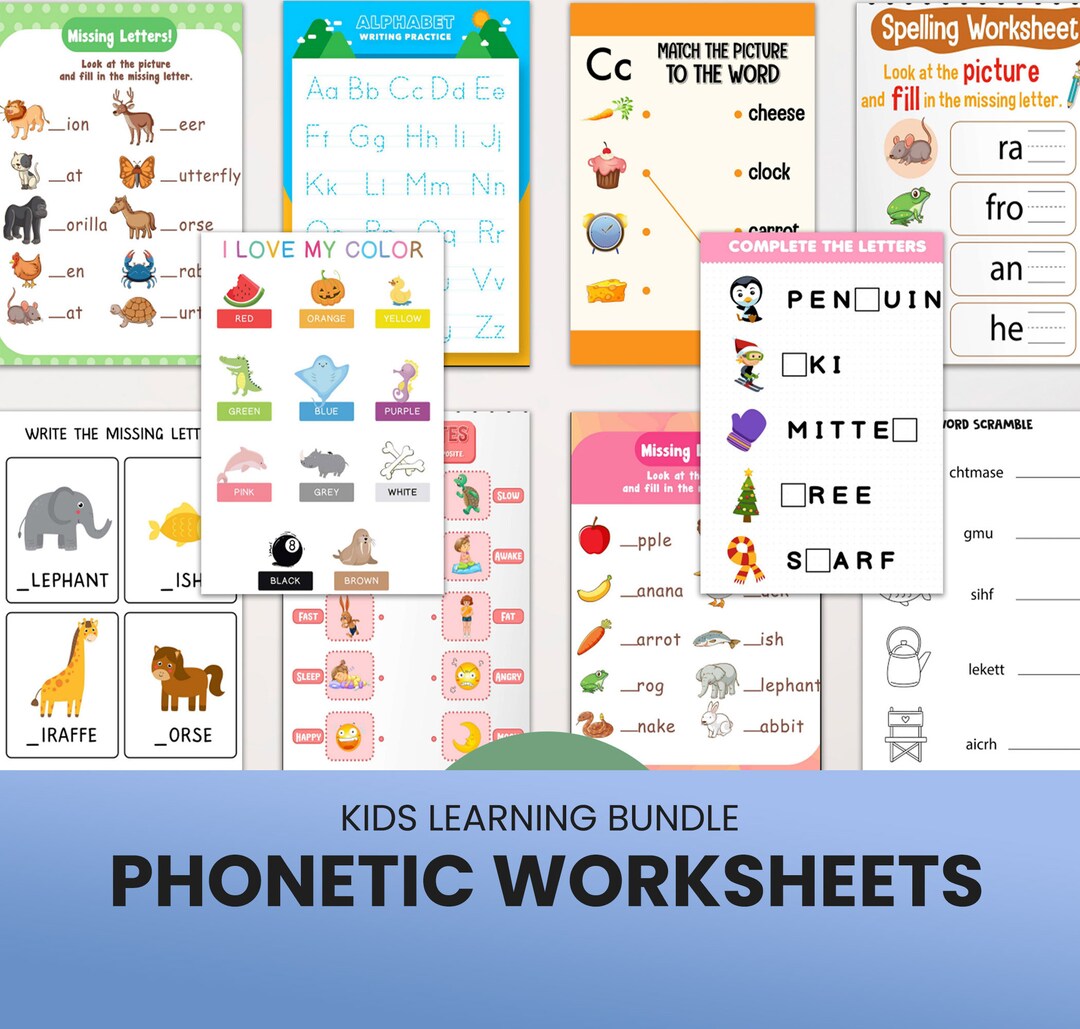 Beginning Sound Worksheet. Letter Sounds. Learning to Read. Preschool ...