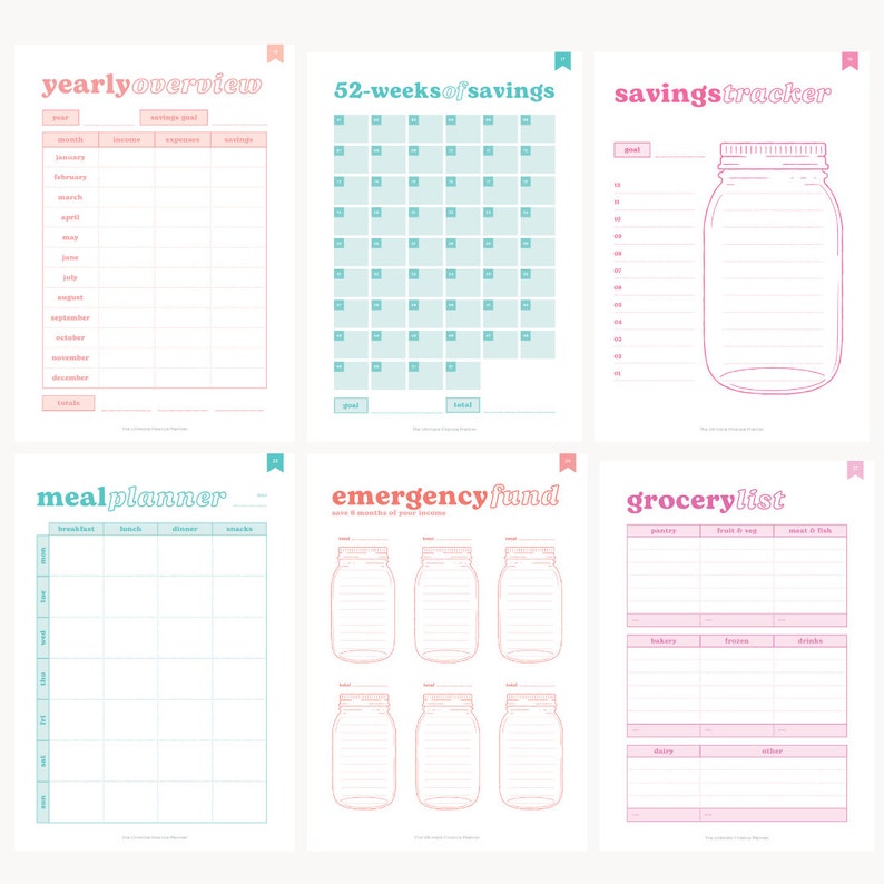 Digital Download | the Ultimate Finance Planner | Budgeting, Savings ...