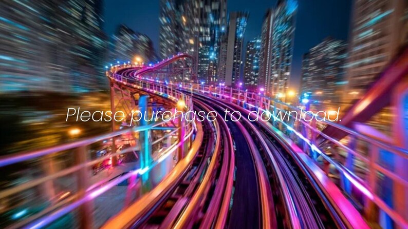 Rollercoaster Zoom Background: Amusement Park Virtual Backdrop (digital ...