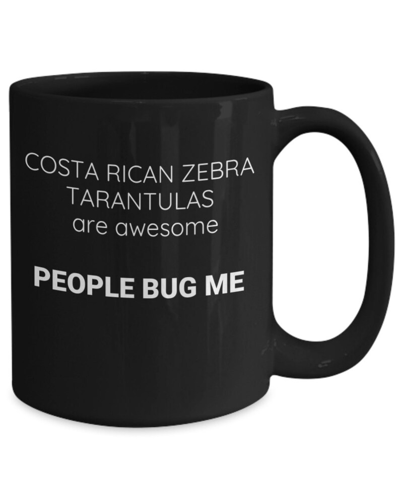Costa Rican Zebra Tarantulas, Entomology Gifts, Entomologist, Insect ...