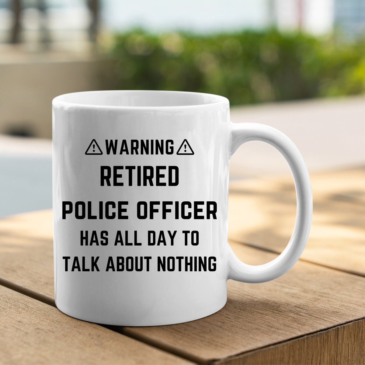 Retired Police Officer Mug, Unique Funny Gift for Retiring Cop First ...