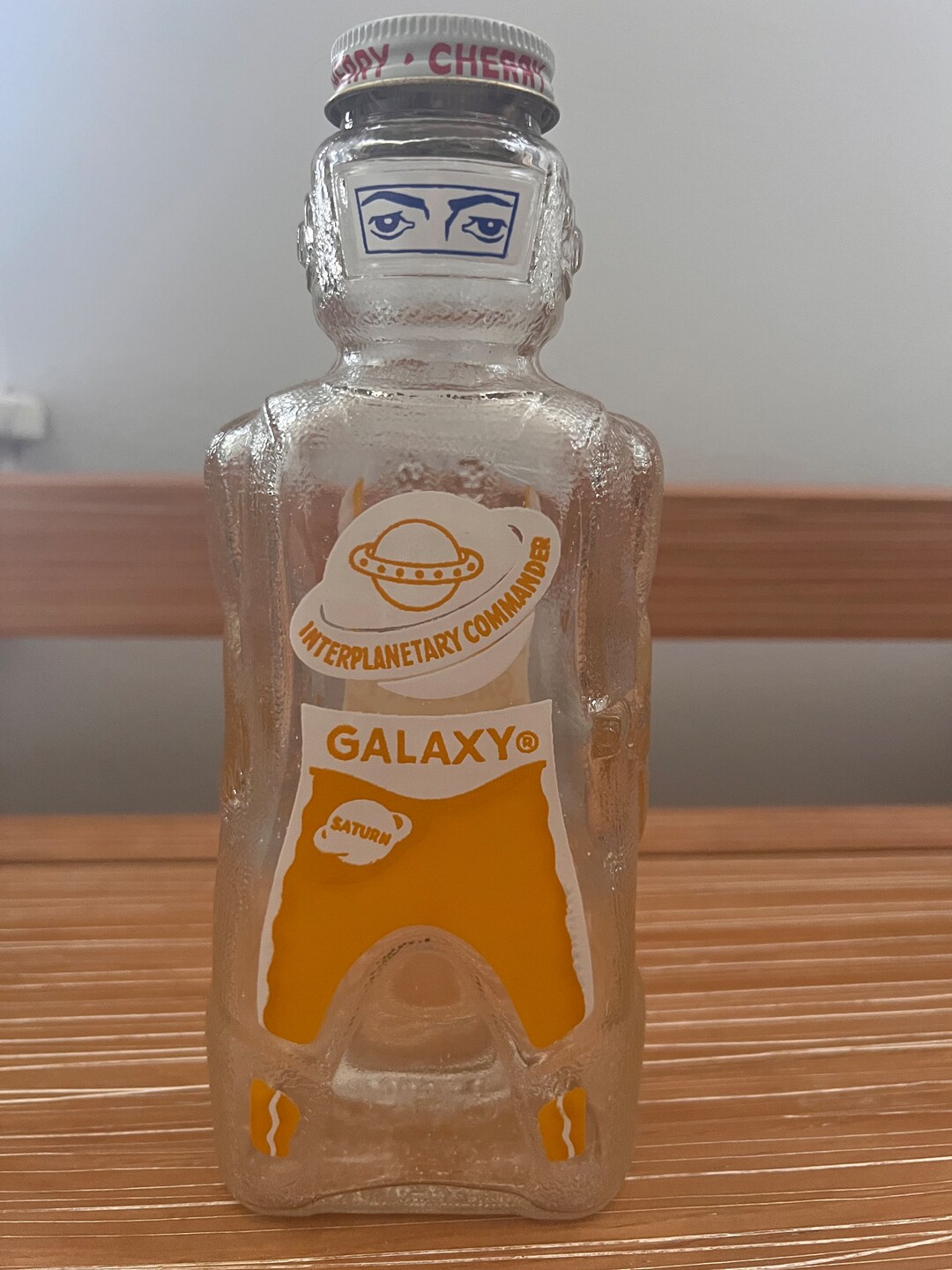Yellow Interplanetary Commander Galaxy Syrup Bottle 1950s, the Space ...