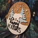 Wood Happy Holidays Sign Front Door Hanger or Front Porch Sign ...