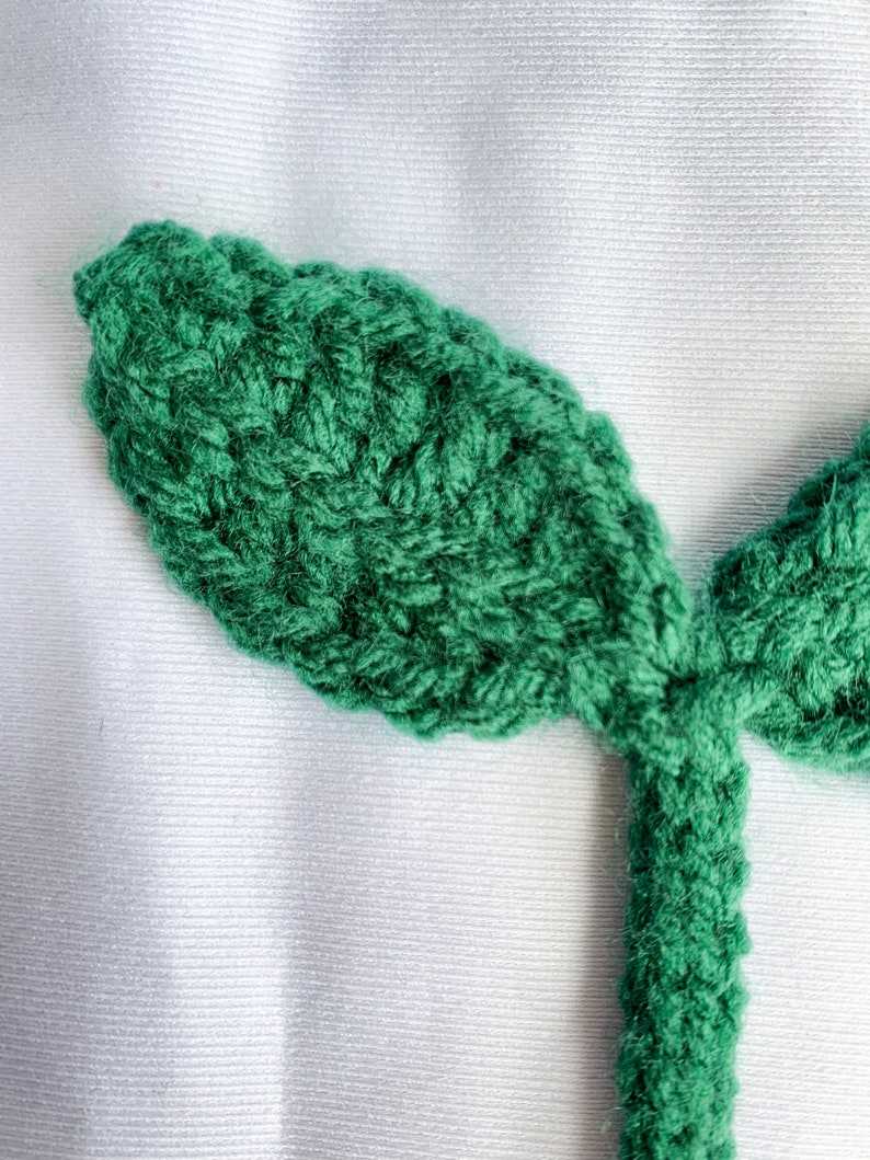 Crochet Sprout Headphone Accessory, Cable Tie or Bookmark | Handmade ...
