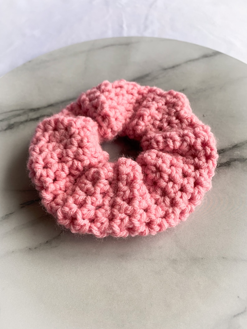 Large Crochet Scrunchies | Custom Colour Options | Handmade Chunky Hair ...