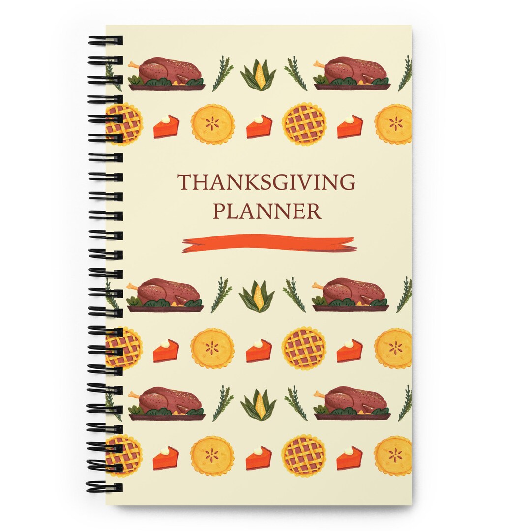 Thanksgiving Day Planner / Idea Journal - Etsy