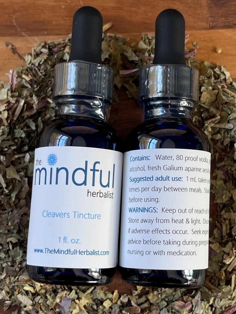 Cleavers Tincture (galium Aparine) 1 Oz. - Etsy