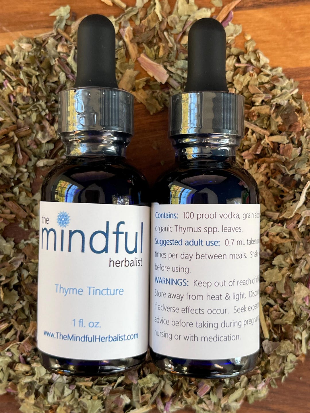 Thyme Tincture (thymus Spp.) 1 Oz. - Etsy