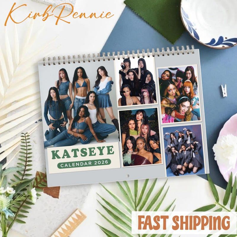 Katseye 2026 Calendar Kpop - Etsy Australia