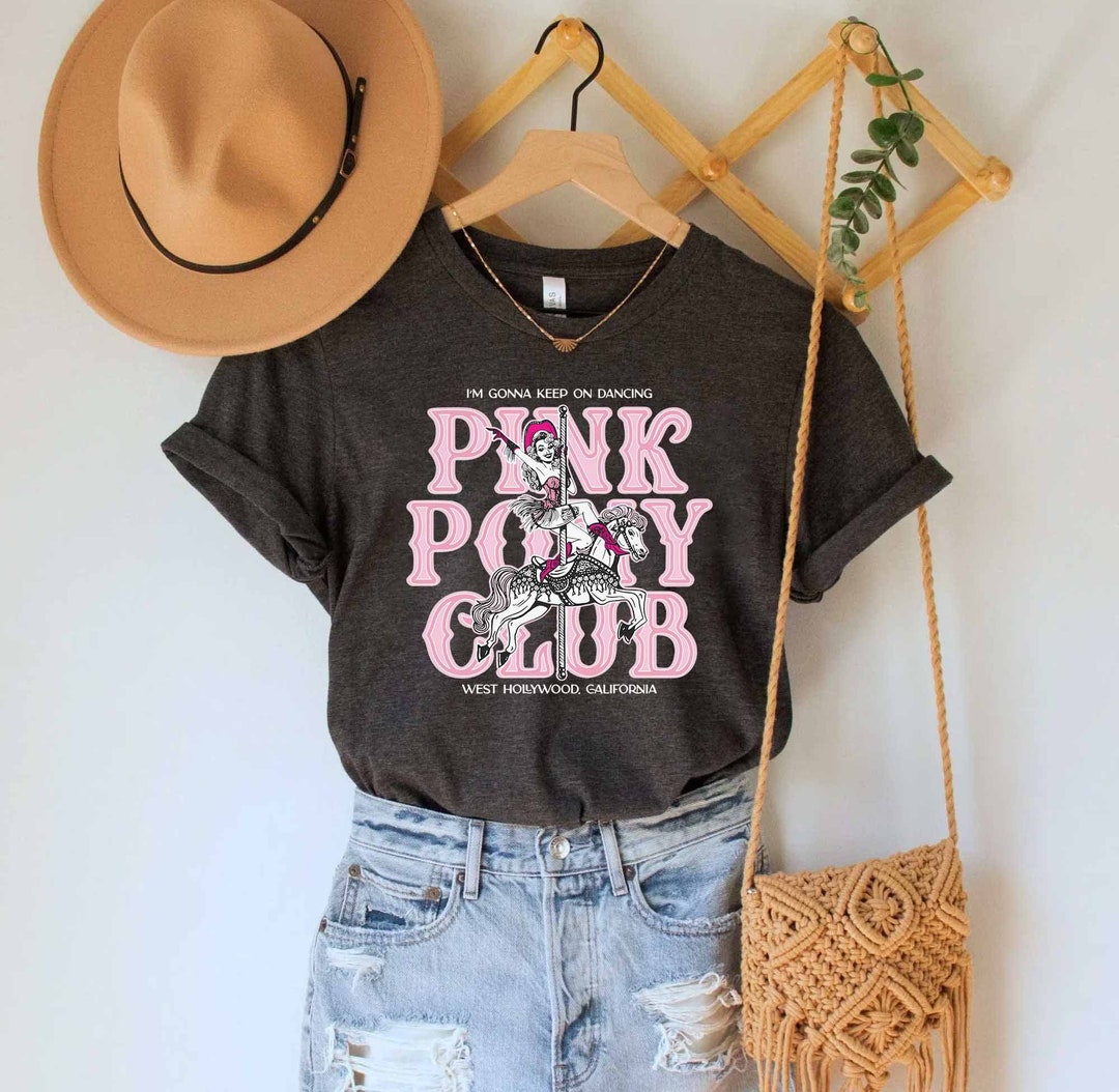 Pink Pony Club Unisex Jersey Short Sleeve Tee, Chappell Roan Fan Shirt ...