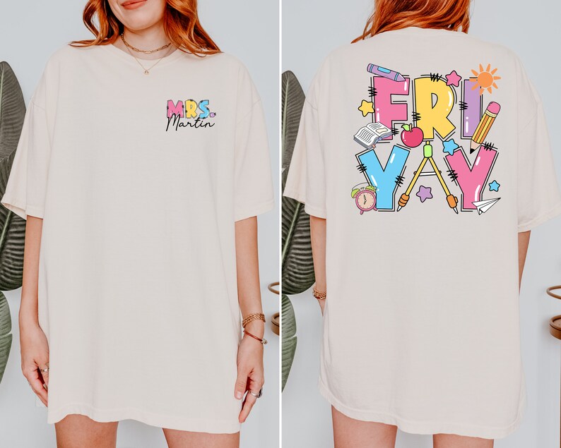 Happy Fri-yay Friday Shirt, Funny Teacher Weekend Last Day T-shirt ...
