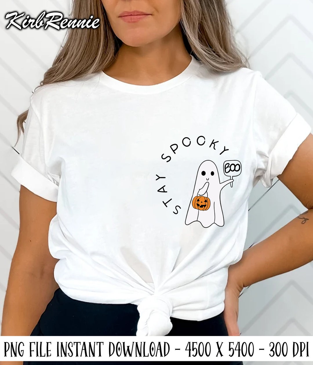 Stay Spooky Boo Cute Ghost Halloween Retro Png Halloween Png - Etsy
