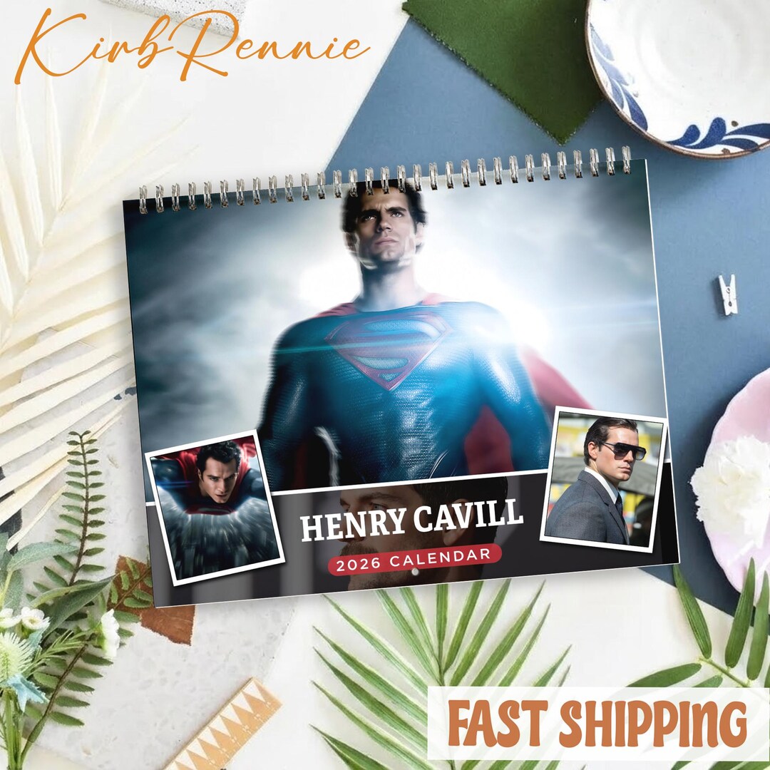 Cavill Actor Calendar 2026 Calendar, Cavill Actor Monthly Wall Calendar ...