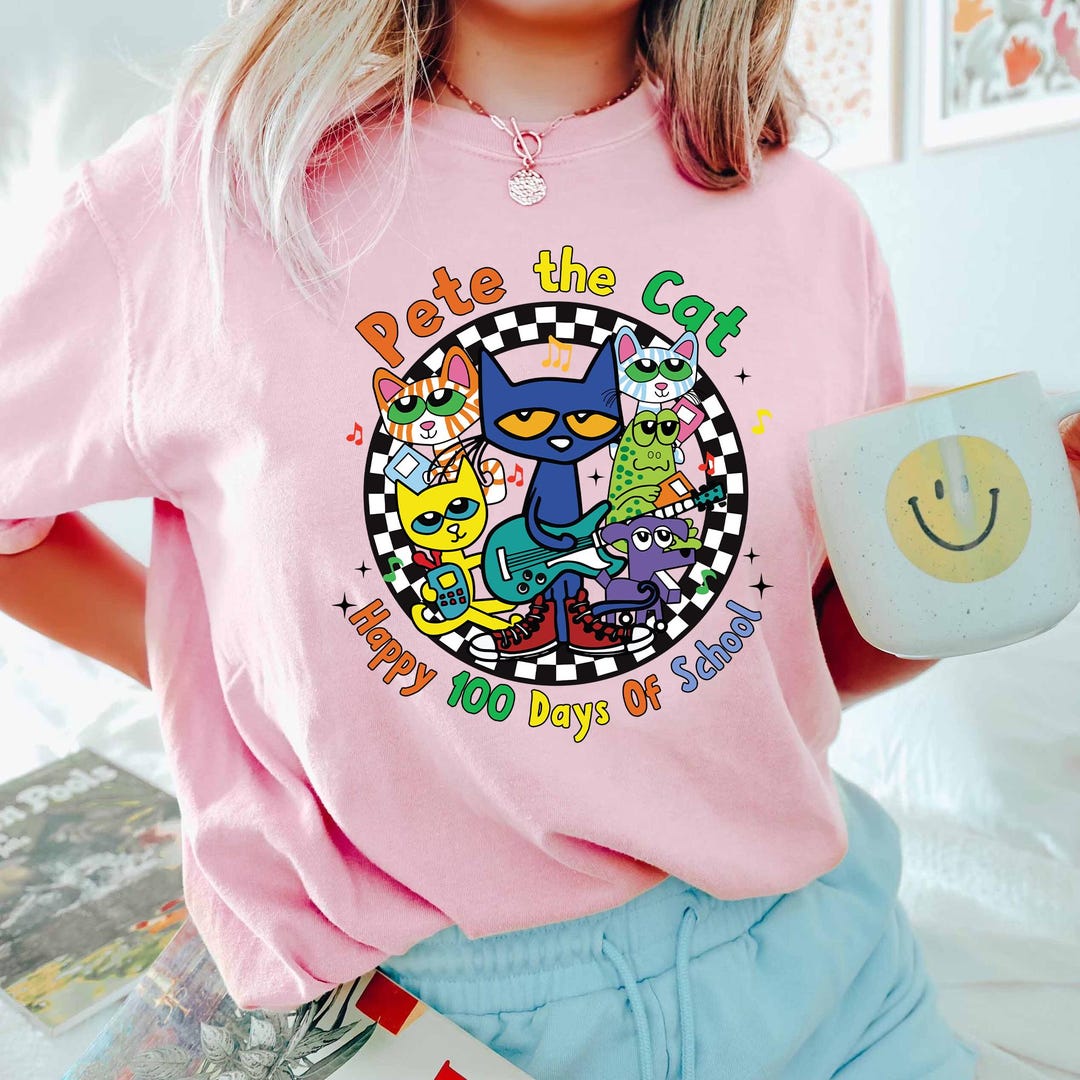 Pete the Cat T-shirt, Groovy Cat Lover Shirt, the Cool Cat Tee ...