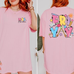 Happy Fri-yay Friday Shirt, Funny Teacher Weekend Last Day T-shirt ...