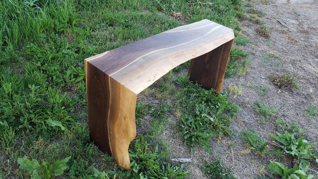 Walnut Waterfall Table - Etsy