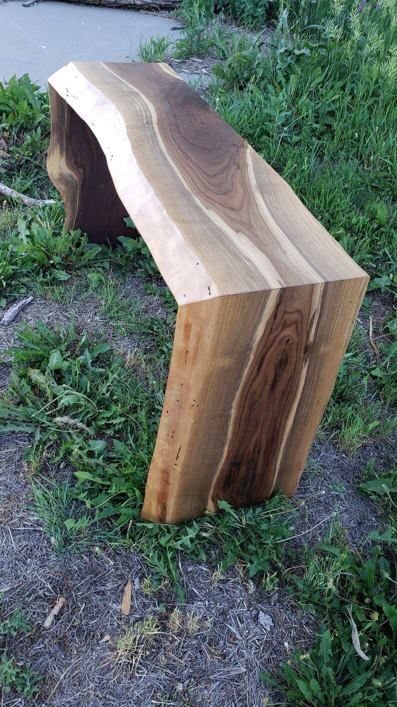 Walnut Waterfall Table - Etsy