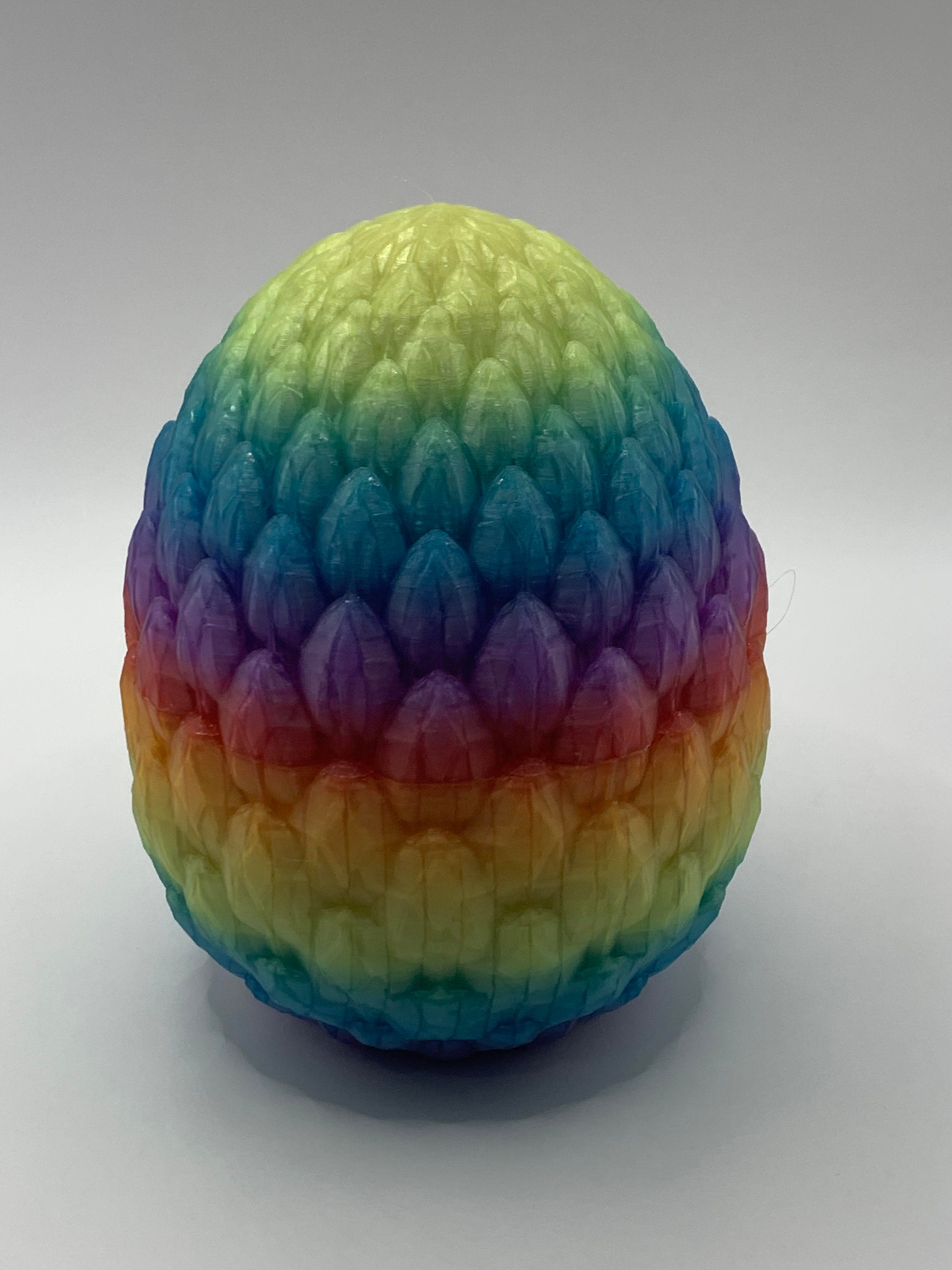3D Dragon Scale Egg With Crystal Dragon RTS - Etsy