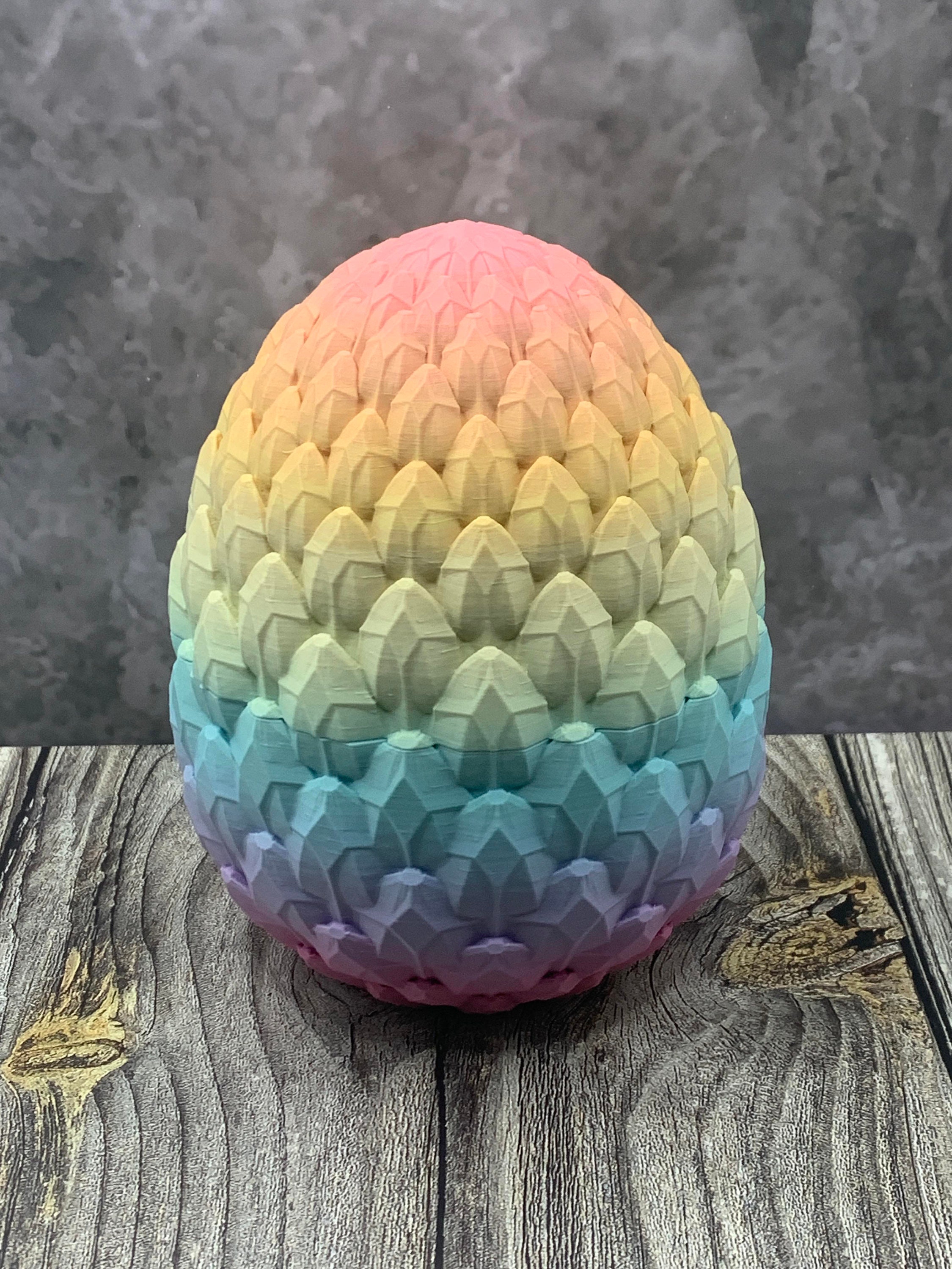 3D Dragon Egg With Crystal Dragon MTO - Etsy