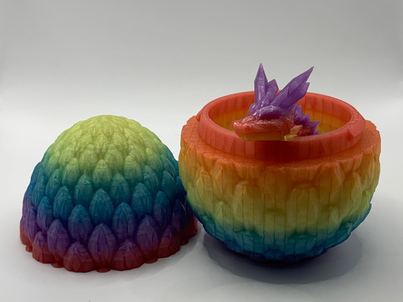 3D Dragon Egg With Crystal Dragon MTO - Etsy