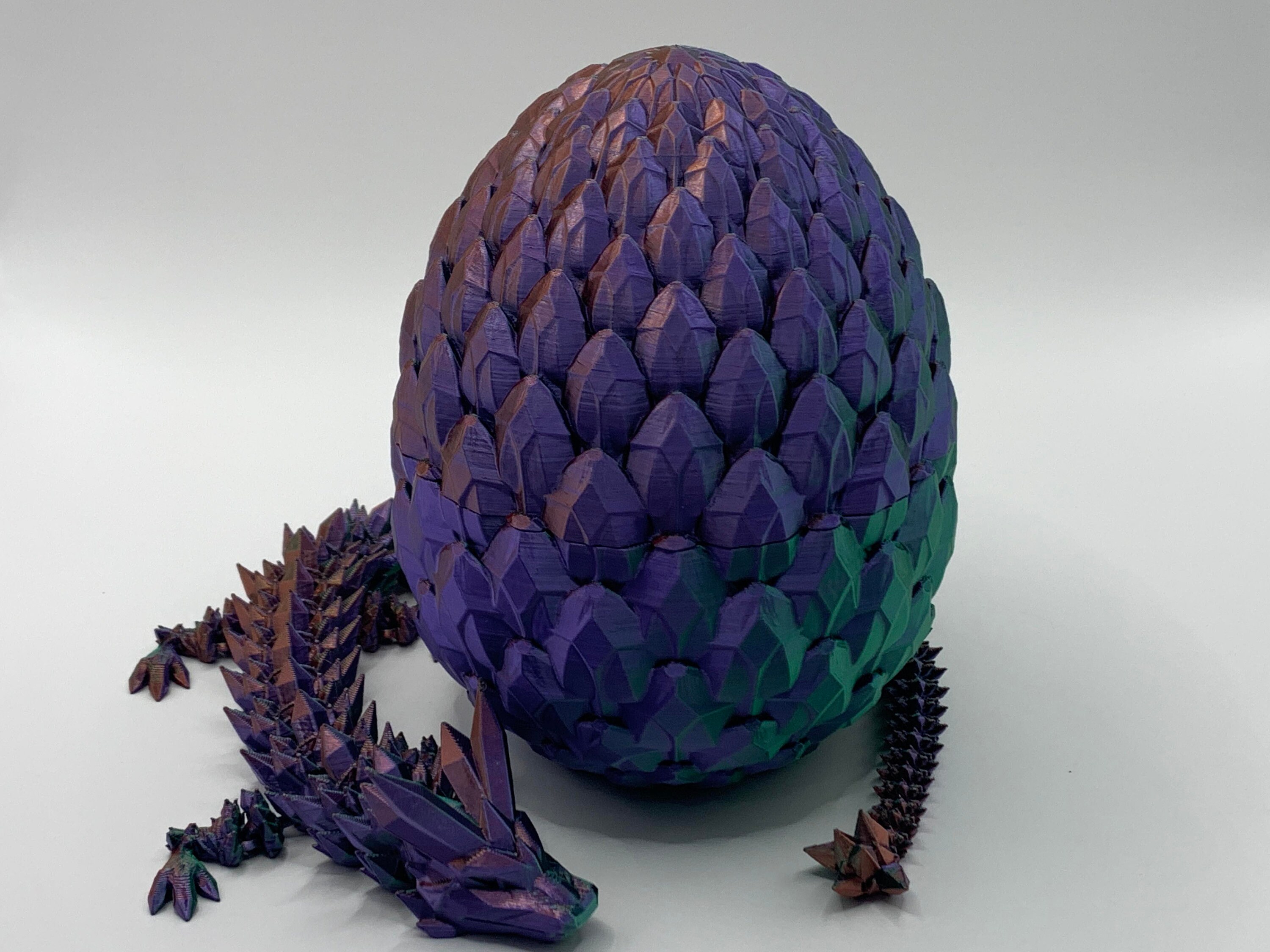 3D Dragon Egg With Crystal Dragon MTO - Etsy