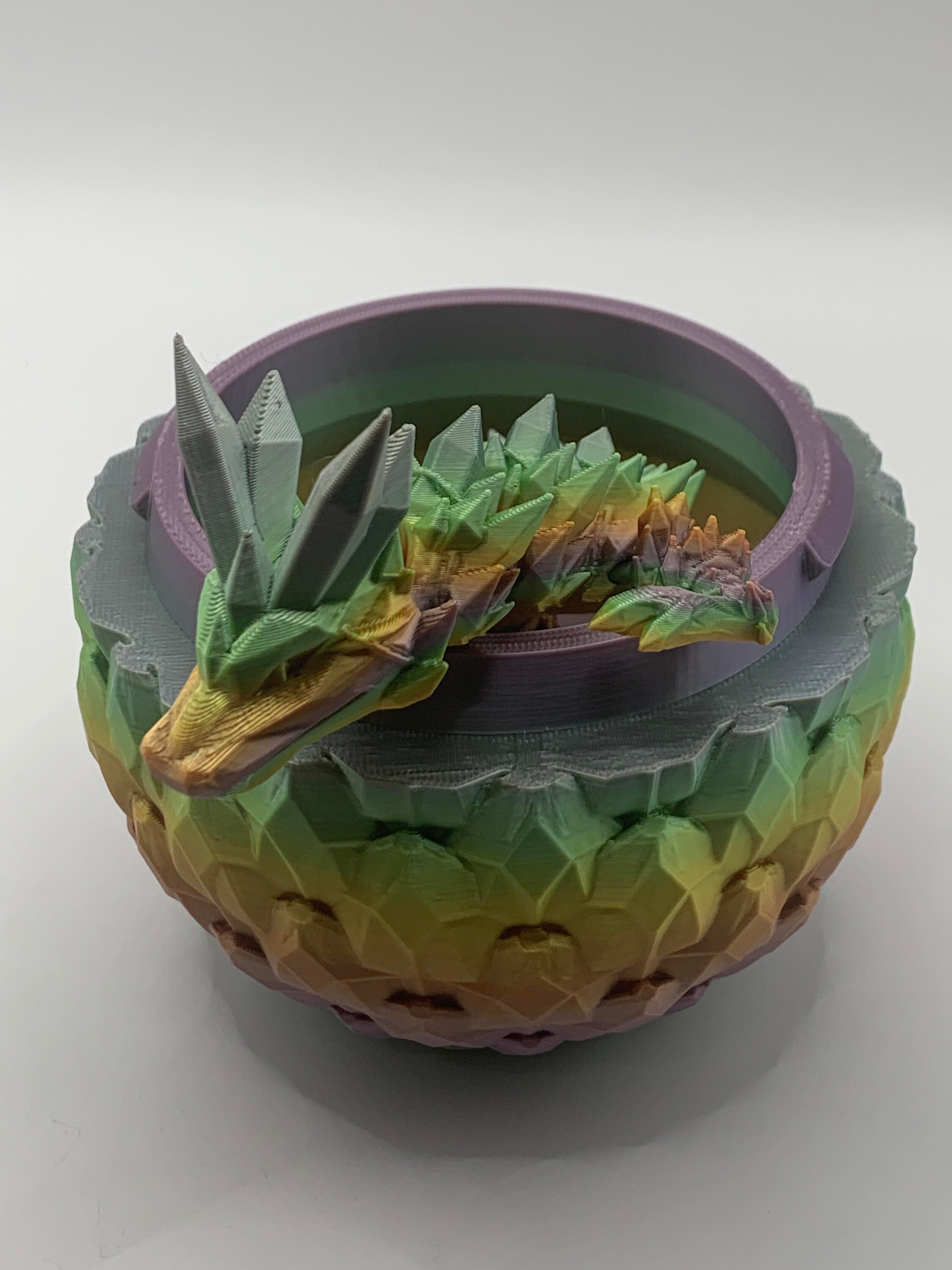 3D Dragon Egg With Crystal Dragon MTO - Etsy